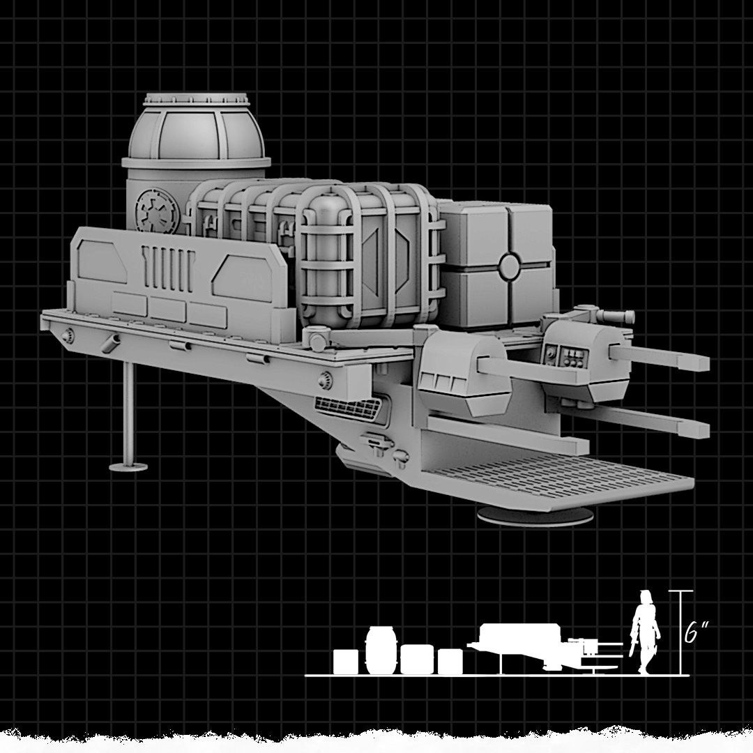 Droid Cargo Sled – Galaxy Diorama