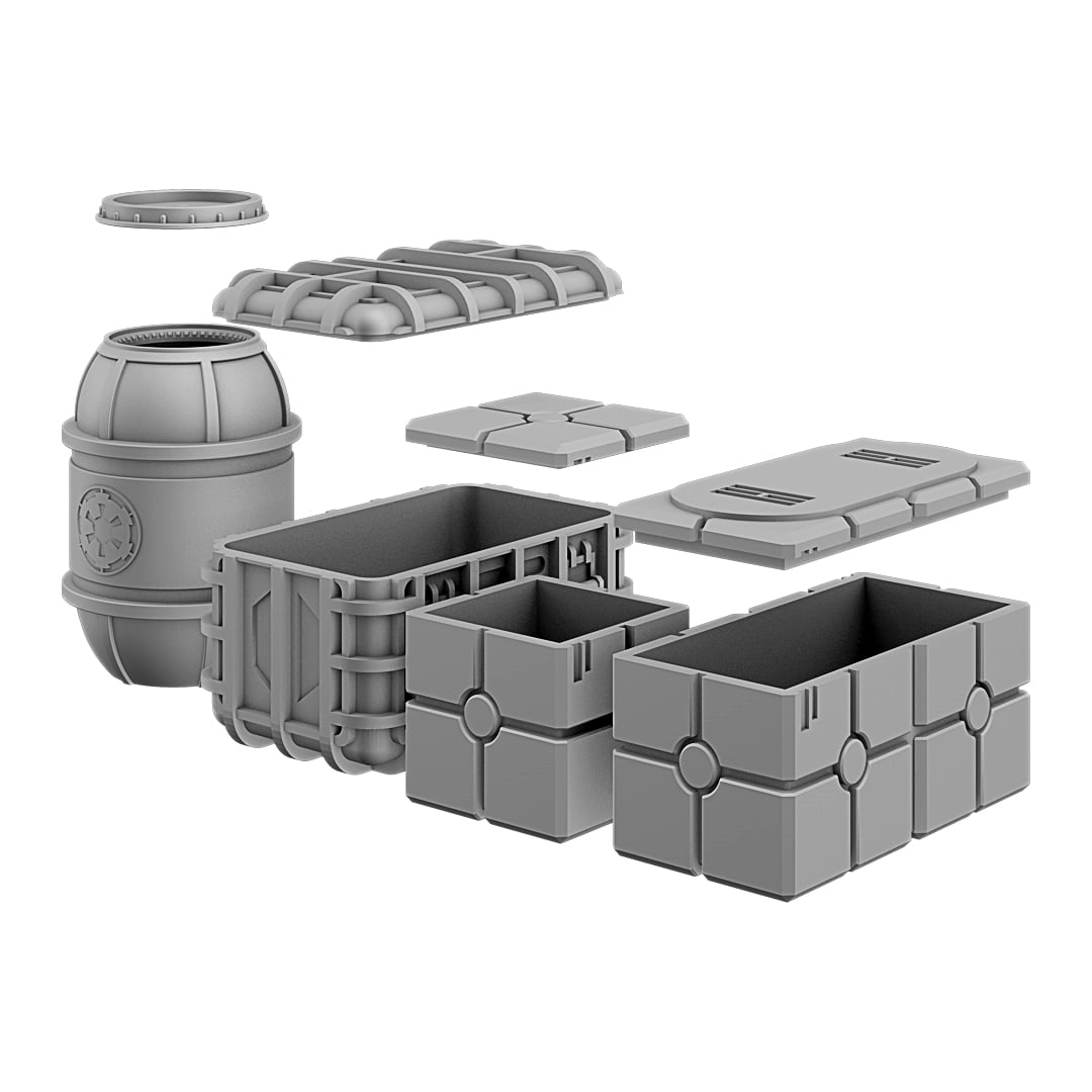 Droid Cargo Sled – Galaxy Diorama