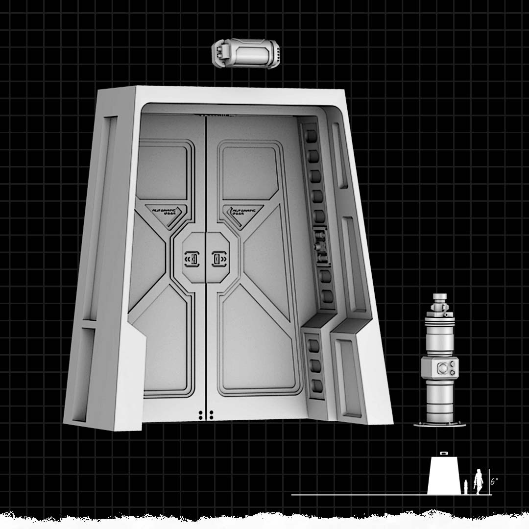 Droid Depot Door – Deluxe Edition – Galaxy Diorama